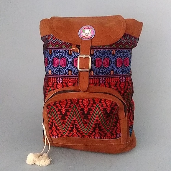 Aida Blanco | Bags | Aida Blanco Ethnic Woven Backpack Women 7x 12 Wone ...
